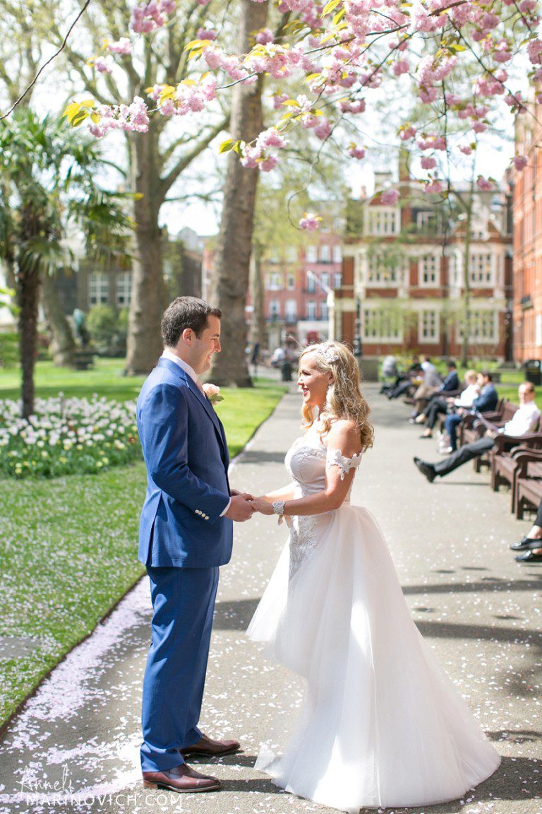 Mayfair wedding photographer at The Ivy West Street
